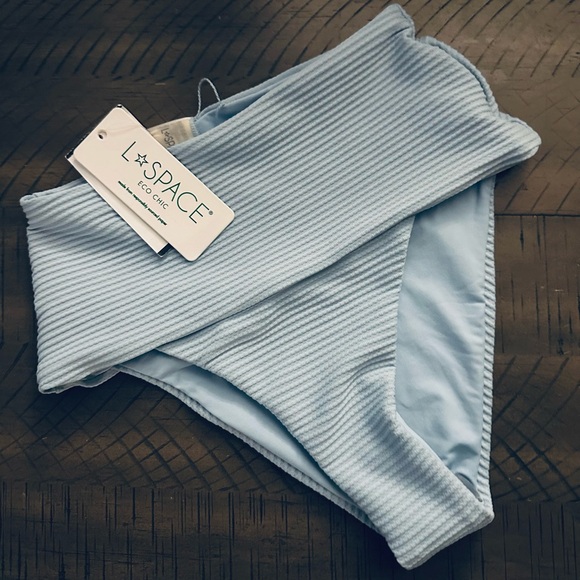 l*space | Swim | Lspace Desi High Waisted Ribbed Bikini Bottom | Poshmark